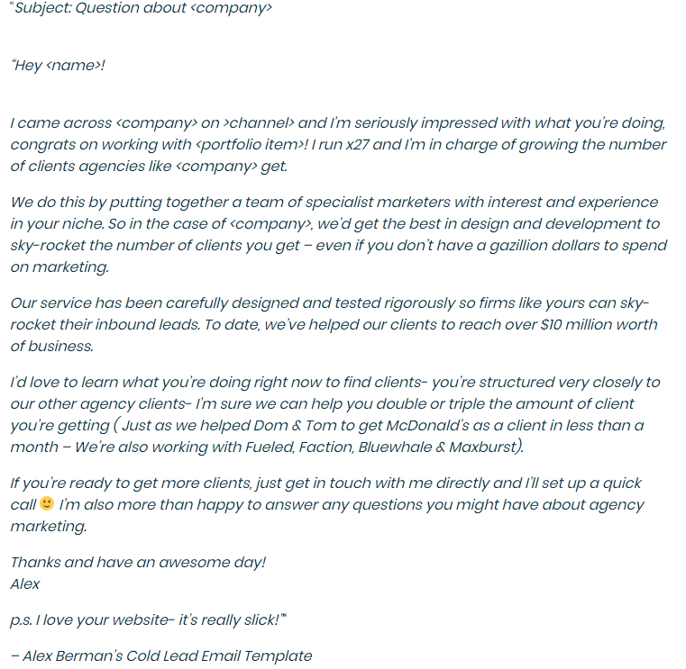 5 Cold Email Examples That Drove Millions of Dollars in Revenue