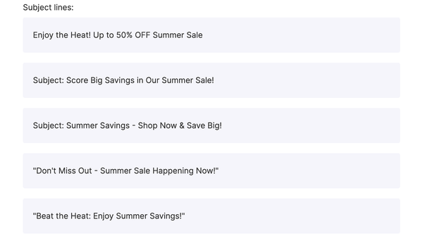 How to Create and Test Subject Line Variants Using AI