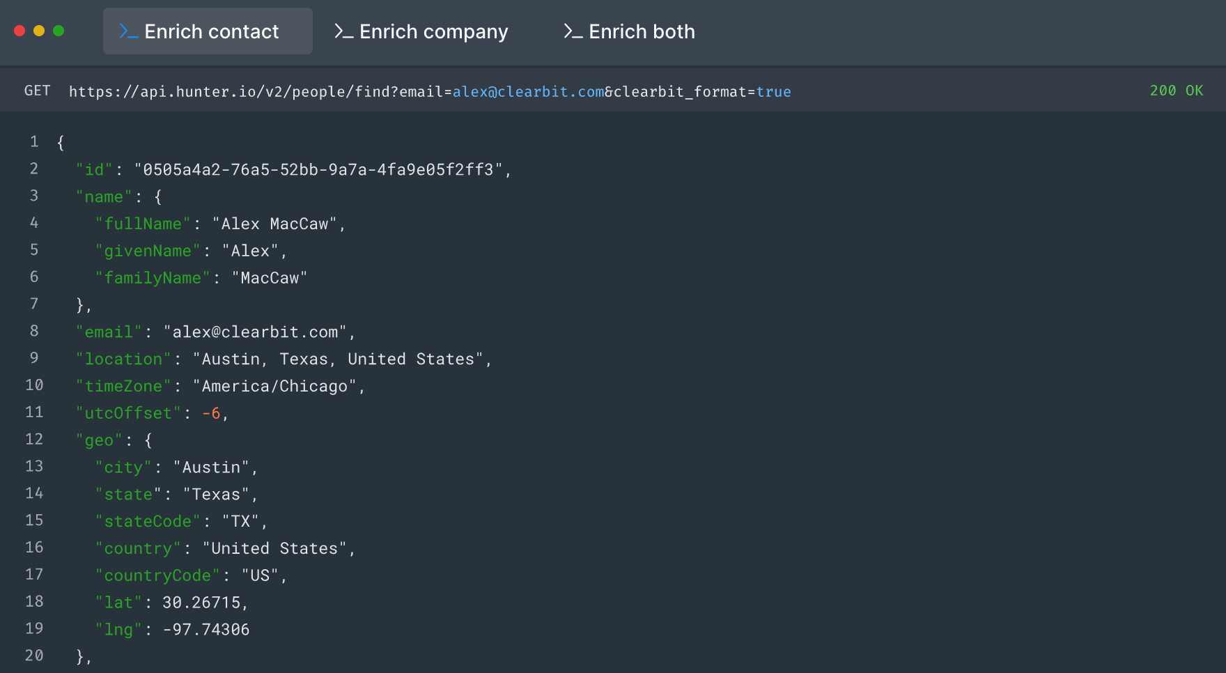 Introducing Enrichment API endpoints