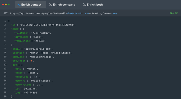 Introducing Enrichment API endpoints