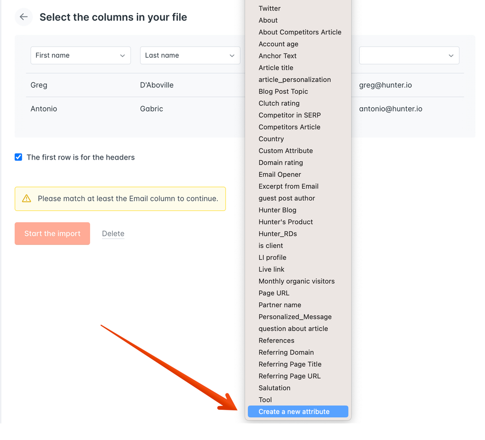 Personalize your emails