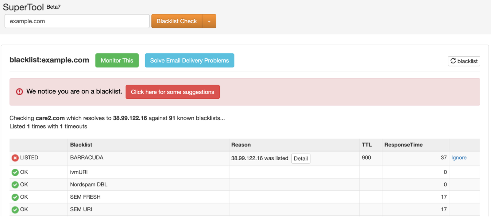 Learn about email blocklists