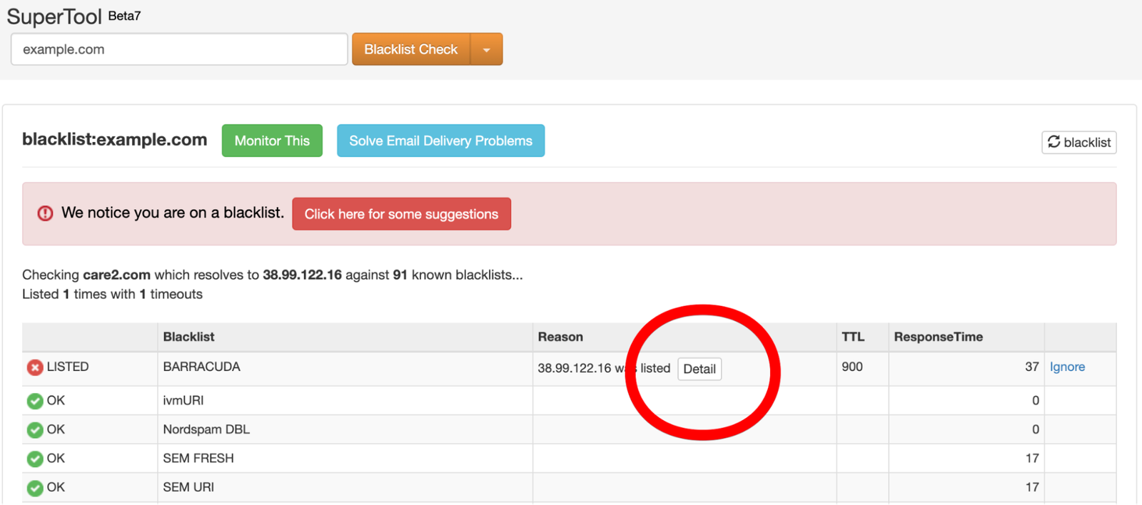 Learn about email blocklists