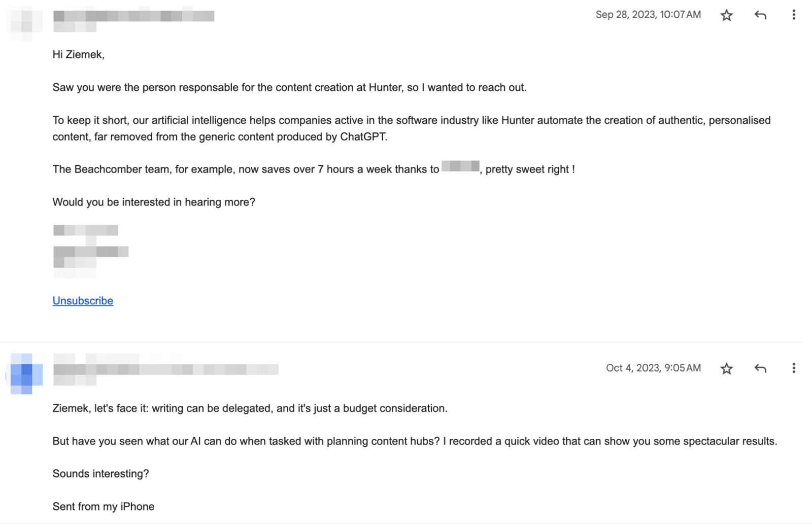 Define your email sequence and follow-up strategy