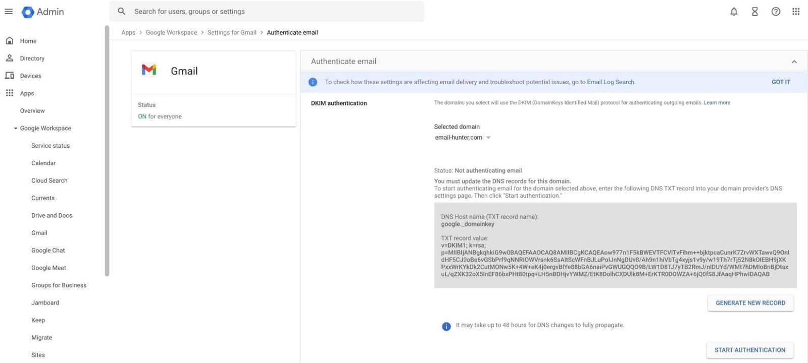 Implement email authentication protocols