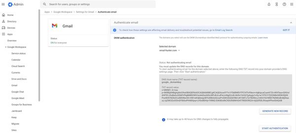 Implement email authentication protocols